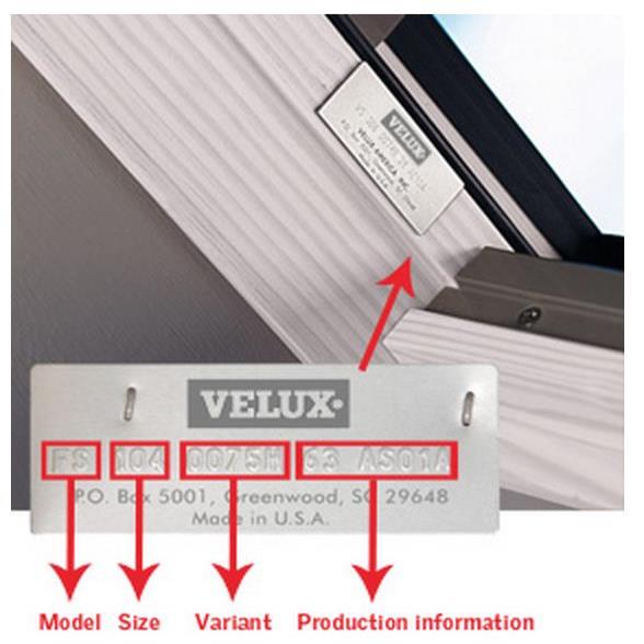 Product Data Sheets | VELUX Skylights
