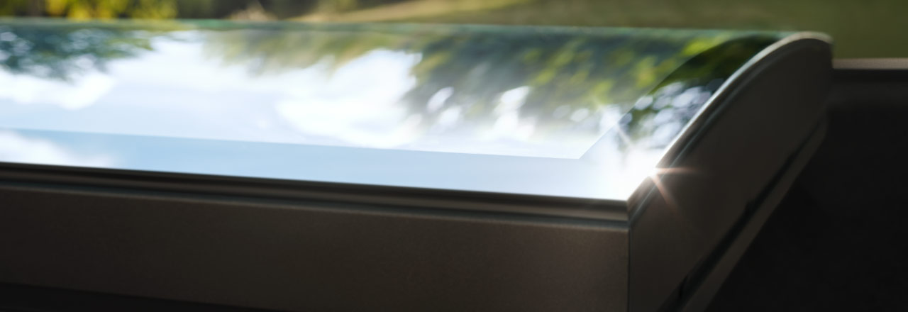 VELUX curved glass rooflight - let daylight shine through