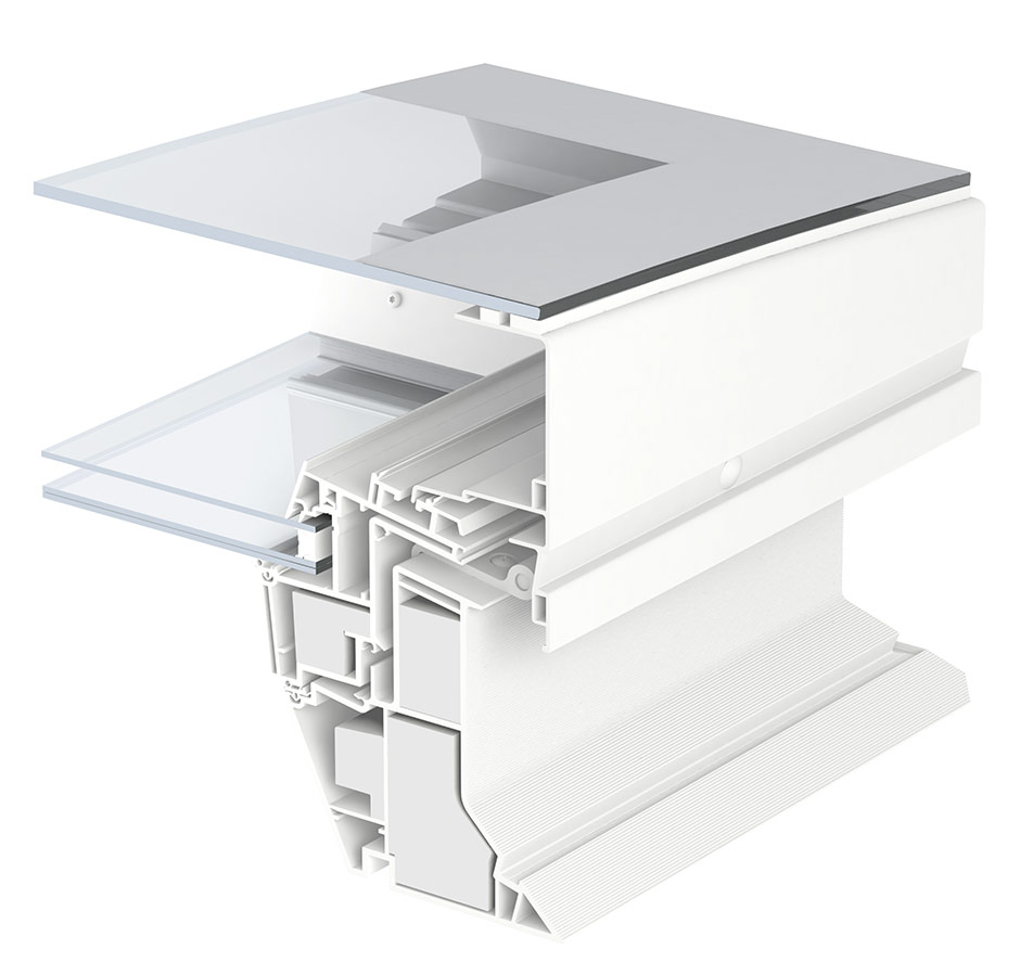 VELUX flat roof smoke vent dome